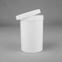 China 500ml Chemical Powder Plastic Packaging Jar with Lid PP HDPE White for sale