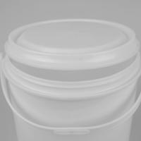 China Food Grade 16cm Diameter 1 Gallon Paint Bucket with Lid - 3.5L Capacity PP/PE Plastic Pail for sale