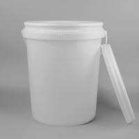 China 5 Gallon 20L Food Grade Plastic Square Bucket with Lid and Handle PP PE Custom Printing for sale