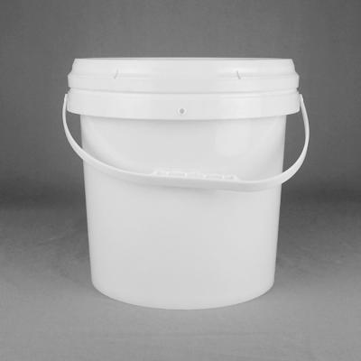 China Food Grade Round Plastic Bucket 10 Liter PP for Liquid Storage OEM Custom for sale