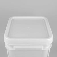 China Chemical Resistant Square Plastic Bucket 10L PP Food Grade with Handle for sale