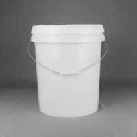 China 20L Food Grade Plastic Water Bucket 5 Gallon with Lids and Handle - 29cm Diameter x 36cm Height for sale