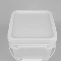 China PP PE Square Plastic Bucket Screen Printing 5L For Paint for sale