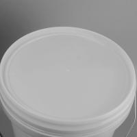 China White Round Plastic Pail FDA Certified 1L to 20L Custom Capacity for sale