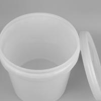 China FDA Approved Clear Plastic Paint Pails 1 Litre Food Grade Bucket with Lid for sale