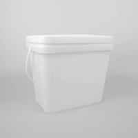 China ISO9001 Certified 6L Square Plastic Bucket with Lid for Seafood Packaging for sale