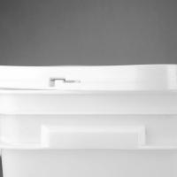 China Square Plastic Bucket 10L Food Grade PP with IML Thermal Transfer Screen Printing for sale