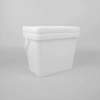 China Guaranteed Square Black Plastic Buckets Food Grade 6L for sale