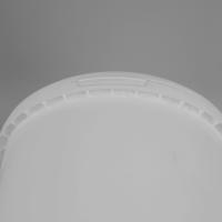 China White Round Plastic Pail FDA Certified 1L to 20L Custom Capacity for sale