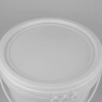 China 5 Gallon 20L White Plastic Bucket with Spout for Lubricant Oil and Paint Packaging for sale
