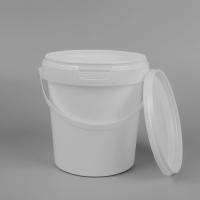 China 0.8L 27oz Food Grade PP Transparent Plastic Bucket with Lid 11.5cm DIA for sale