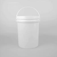 China Round Food Grade Pail UV Resistant 1L to 5L BPA Free with Lid for B2B Buyers for sale