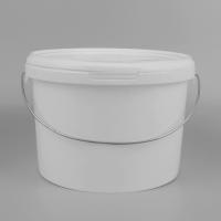 China 5 Liter Plastic Paint Bucket With Handle And Lid for sale