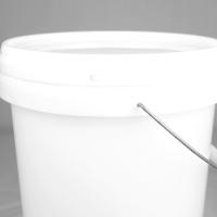 China White Food Safe 10L PP Popcorn Pail with Lid Leak Proof Bucket for sale