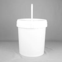 China 28cm Diameter 17L Plastic Paint Bucket with Lid - Food Grade PP Material for Paint, Food and Liquid Storage for sale