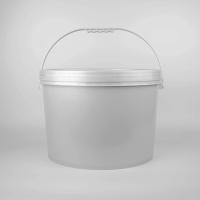 China 20 Liter FDA Food Grade PP Oval Plastic Bucket for Paint Storage 37.5x29x28.5cm for sale