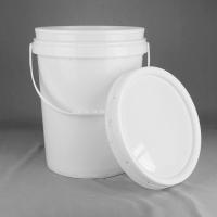 China Chemical Recycled 20L Paint Bucket 5 Gallon PP PE Square Pail with Excellent Seal for sale