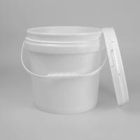 China 9L Transparent Plastic Bucket Food Grade PP Eco Friendly Packaging 26cm DIA for sale