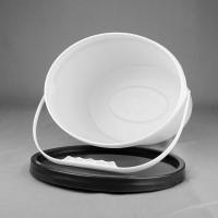 China FDA Approved 5L Plastic Bucket with Lid - 25×19×18cm Food Grade PP Container for Industrial Use for sale