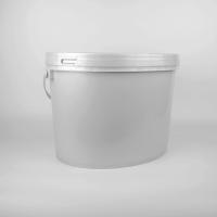 China 20 Liter FDA Food Grade PP Oval Plastic Bucket for Paint Storage 37.5x29x28.5cm for sale