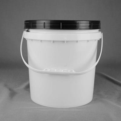 China 8L Food Grade PP Screw Lid Storage Bucket 24.3cm DIA Heavy Duty for sale