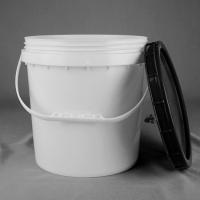 China 8L Food Grade Plastic Bucket with Screw Lid - 25cm Height PP Container for Seafood Packaging for sale