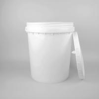 China 18L Food Grade PP Plastic Storage Bucket with OEM Service for Yogurt Milk for sale