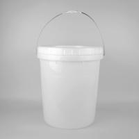 China Heat Transfer Printing PP Transparent Plastic Bucket 1L To 20L for sale