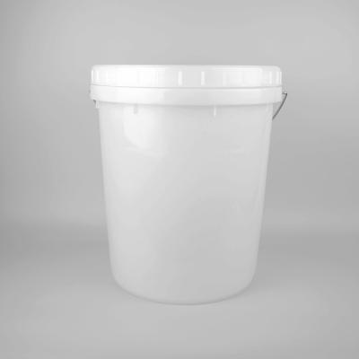 China Food Grade Small PP Transparent Plastic Bucket With Handle And Lid for sale