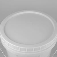 China Food Grade 30L PP Transparent Plastic Bucket with Handle and Lid for sale