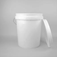 China 29cm Diameter 19L Plastic Oil Bucket with Custom Color Options - 5 Gallon Capacity Industrial Container for sale