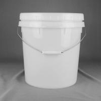 China 20L Decorative Coating Plastic Packaging Bucket with Lid and Handle PP HDPE for sale