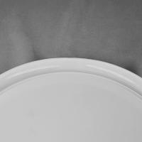 China Round Paint Bucket 25L Plastic White Pail PP HDPE 32x30x39cm for sale