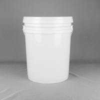 China Jieming 5 Gallon Plastic Buckets with Handle 20L Food Grade Pails 11.5x15.5 Inches for sale