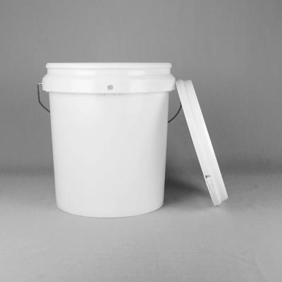 China 20L 5 Gallon Plastic Bucket PP HDPE Coating Screen Printing Airproof for sale