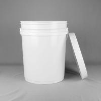 China 5 Gallon 20L Round Plastic Bucket PP Material 29cm Diameter Custom Logo Industrial Packaging for sale