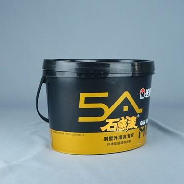 China 5L Oval Plastic Paint Bucket 30L Capacity with Lid and Handle - PP/HDPE Material for Industrial Packaging for sale