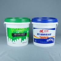 China 15L Adhesive Paint Plastic Packaging Bucket with Lid and Handle PP HDPE for sale