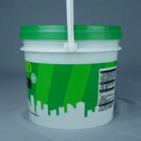 China 5 Liter Empty Plastic Paint Bucket | 20cm Diameter PP Material | Custom Printing Available for sale