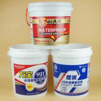 China 15L Adhesive Paint Plastic Packaging Bucket with Lid and Handle PP HDPE for sale