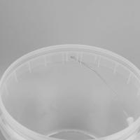 China 10L Clear Plastic Bucket with Lid for Toy Storage for sale