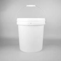 China 13L Plastic Pail Bucket for Food Paint Adhesive Industrial Packaging for sale