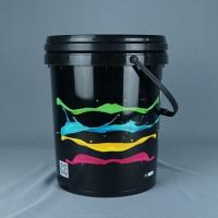China Custom Printed Plastic Food Pail 2L-20L with IML Thermal Transfer or Screen Printing for sale