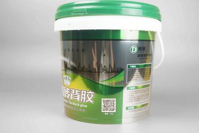 China Clear PP Plastic Round Bucket 10L with Lid Food Grade Container for sale