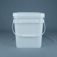 China 10-Liter Food Safe Square Plastic Buckets with Handles - Custom Colors & Material Options for sale