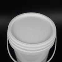 China 18 Liter Plastic Oil Lubricant Bucket with Lids PP HDPE 29.5x25.5x36.5cm for sale