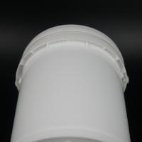 China 18 Liter Plastic Oil Lubricant Bucket with Lids PP HDPE 29.5x25.5x36.5cm for sale