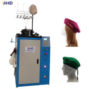 China HD Brand Automatic Army Hat Cap Beret Military Knitting Machine for sale