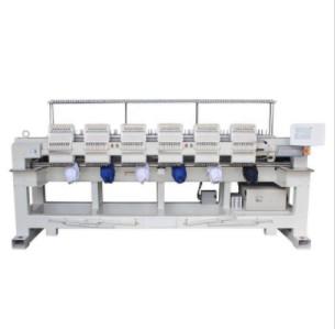 China Six head embroidery machine monogram machine prices for cap t-shirt flat apparel for sale