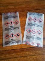 China Printed PVA Bags Cold Water Soluble Ink Embossed Surface for sale
